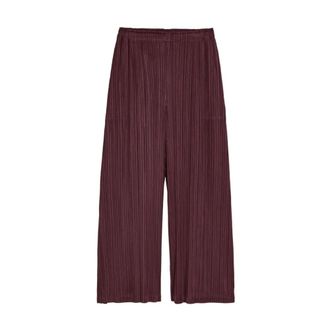 Issey Miyake Damen, Hosen, Braun, LGr&ouml;&szlig;e