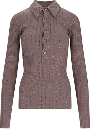 The Attico Poloshirt - Braun