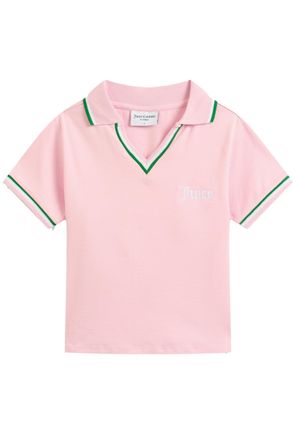 Juicy Couture Damen Tee Polo Polohemd, Juicy PINK, L