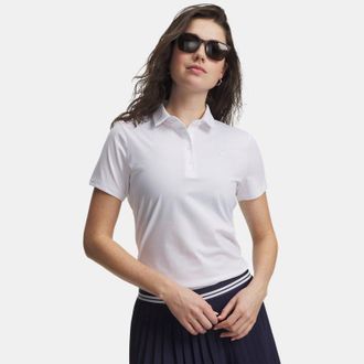 Under Armour Drive Kurzarm-Poloshirt f&uuml;r Damen Wei&szlig; / Wei&szlig; XXL