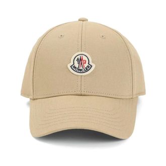 Moncler Femme, Accessoires, Beige, Taille: ONE Size Casquette de baseball en gabardine