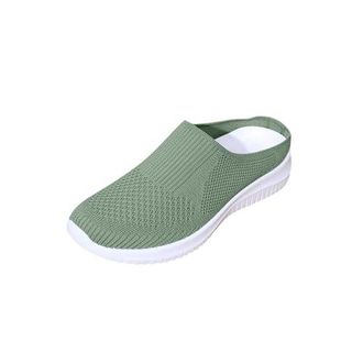 Generic Chaussures d&eacute;contract&eacute;es pour femme en maille respirante - Couleur unie - L&eacute;g&egrave;res - Talon compens&eacute; - &Eacute;l&eacute;gantes et confortables - Chaussures de sport d