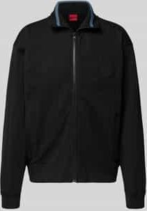 HUGO BOSS Regular Fit Sweatjacke aus Baumwoll-Mix Modell DAVRONTO