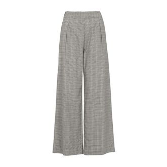 Semicouture Graue Wollmischung Prince of Wales - - Trousers - Damen - Grau - M