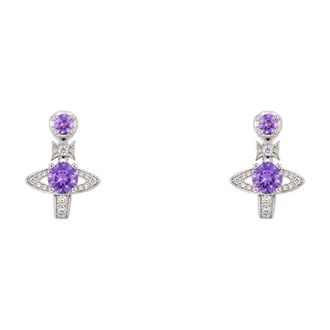 Vivienne Westwood Femme, Accessoires, Gris, Taille: ONE Size Boucles doreilles Maitena