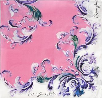 Versace Jeans Couture Femme, Accessoires, Rose, Taille: ONE Size Barocco Patterned Scarf