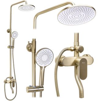 Rea Duschset Rea Drop Brush Gold