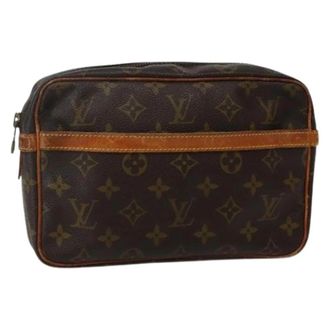 Louis Vuitton Pre-owned Canvas Clutch - - Pre-owned - Damen - Braun - ONE SIZE
