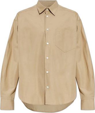 Ami Homme, Chemises, Beige, Taille: XL Oversize Shirt