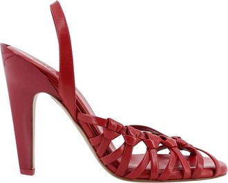 Chlo&eacute; Femme, Chaussures, Rouge, Taille: 38 1/2 EU Sandales &agrave; talons hauts