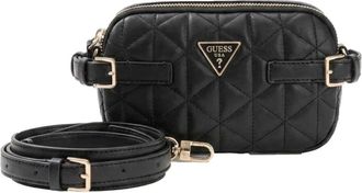 Guess Femme, Sacs, Noir, Taille: ONE Size Paisleigh Mini Sac Bandouli&egrave;re