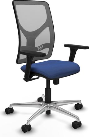 Piqueras y Crespo B&uuml;rostuhl 8H mit 3D-Armlehnen, h&ouml;henverstellbare Lendenwirbelst&uuml;tze, ausgestattet mit 3 Positionen und Schneideschaum. Mit Rollen von 65 mm Nylon. Gra