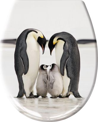 Kleine Wolke WC-Sitz Jacksons Wei&szlig;/Schwarz 37x 45 cm