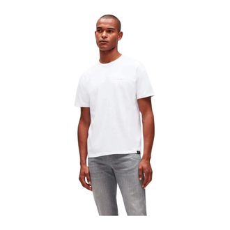 7 For All Mankind T-shirt Big Seven Logo - Homme - Tops - Blanc - Taille: S