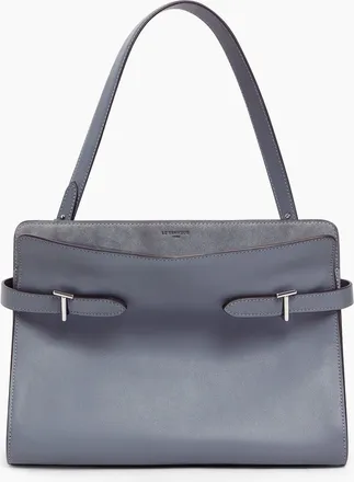 Le Tanneur Sac port&eacute; &eacute;paule grand mod&egrave;le Emie en cuir lisse et nubuck