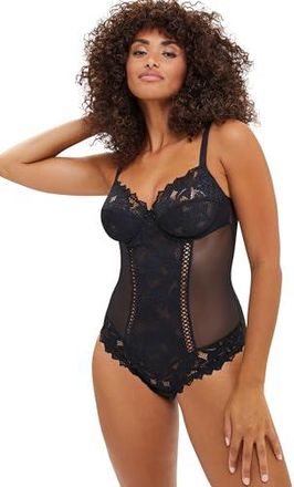 Sans Complexe Modèle Arum - Body Classique avec Armatures - Femme - 100E - Noir