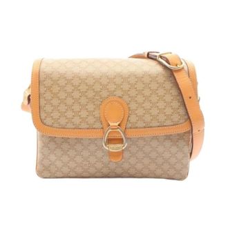 Celine Sac bandouli&egrave;re Macadam Pre-owned - Femme - Pre-owned - Beige - Taille: ONE Size