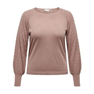 Only Carmakoma Helga Langarmshirt - - Tops - Damen - Rosa - M