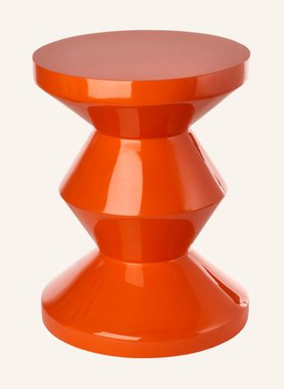 Pols Potten Polspotten Hocker Zig Zag orange