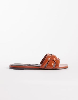Aldo Aldo - Elenaria - Flache Sandalen in Hellbraun-Brown