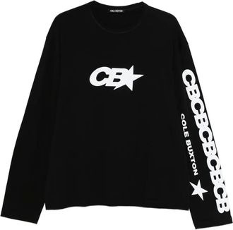 Cole Buxton long-sleeve T-shirt - Schwarz