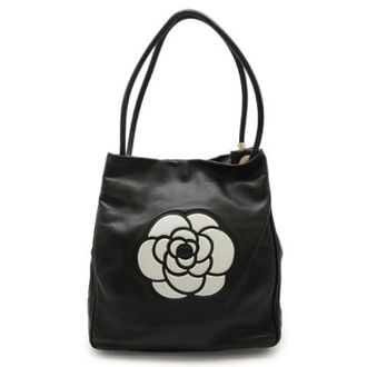Chanel Pre-owned Camellia Leder Tote Bag - - Pre-owned - Damen - Schwarzk - ONE SIZE