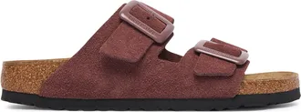 Birkenstock Pantoletten Birkenstock Arizona Cushion Buckle 1033103 Dunkelrosa