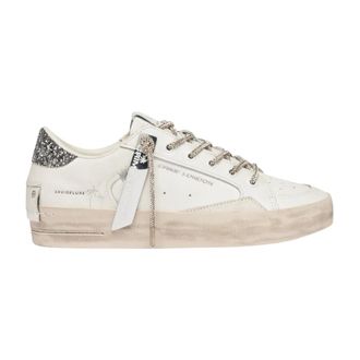 Crime London Sk8 Deluxe Always Shining - Femme - Chaussures - Blanc - Taille: 38 EU