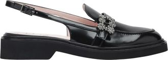 Roger Vivier Femme, Chaussures, Noir, Taille: 38 EU Strass Sling Loafer