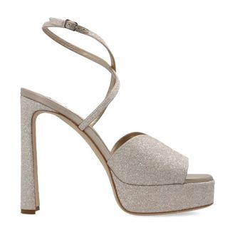 Jimmy Choo London Karli Plateau-Sandalen - - Shoes - Damen - Beige - 39 1/2 EU