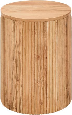 Livetastic Beistelltisch, Akazie, Holz, Akazie, Holz, rund, 40x50x40 cm, Stauraum, Wohnzimmer, Wohnzimmertische, Beistelltische