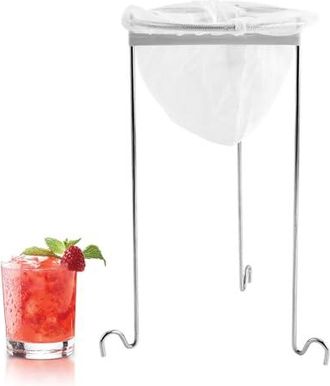 Generico Support de passoire &agrave; gel&eacute;e - Ensemble de passoire &agrave; confiture | Filtreur &agrave; gel&eacute;e pour mise en conserve | Sacs de gel&eacute;e avec 3 pattes de crochet | Fil