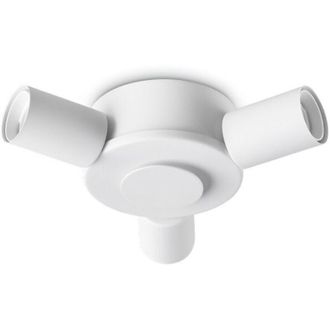 Ideal Lux Ideal Lux SET UP Plafonnier semi-encastr&eacute; &agrave; plusieurs bras, blanc, 3 x E27