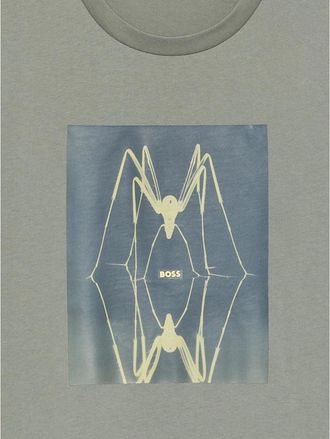 HUGO BOSS Graphic Print T-Shirt - Green