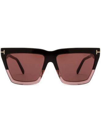 Tom Ford Eyewear lunettes de soleil Eden - Marron