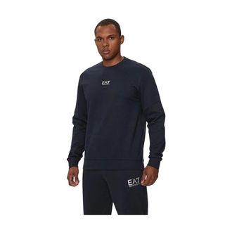 Emporio Armani Emporio Armani Ea7, Homme, Sweatshirts et sweats &agrave; capuche, Bleu, Taille: S SweaT-shirt