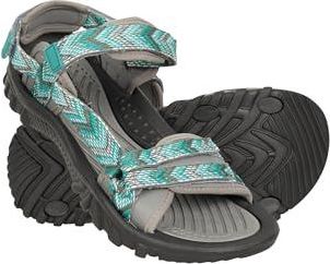 Mountain Warehouse Chypre Sandale pour Femme - Chaussures Respirantes &agrave; Usage Quotidien avec Doublure en n&eacute;opr&egrave;ne - Plage d&eacute;t&eacute;, Marche, randonn&eacute;e et Plein air Bleu 39