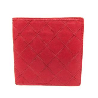 Chanel Portefeuille Bicolor &agrave; Billets Pre-owned - Femme - Pre-owned - Rouge - Taille: ONE Size