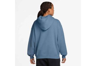 Nike Kapuzensweatshirt W NK STDO FLC MW OS PO HDY mit K&auml;ngurutasche, aus angerauter Sweatware, in normaler L&auml;nge