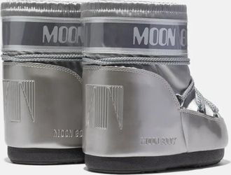 Moon Boot Silver Quilted Boot - Silver