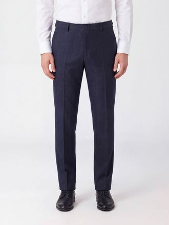 Lardini Pantalon de tailleur slim en pure laine avec poches italiennes