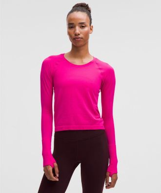 lululemon Haut manches longues Swiftly Tech 2.0 Longueur taille pour Femmes - Taille 10