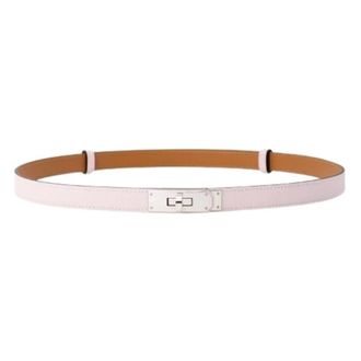 Herm&egrave;s Ceinture Pre-owned Kelly 18 - Femme - Pre-owned - Rose - Taille: ONE Size