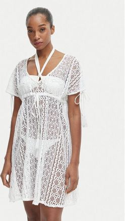 iconique Strandkleid Molly IC26-118 Wei&szlig; Regular Fit