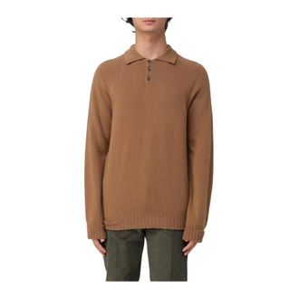 Drumohr Polo - - Knitwear - Herren - Braun - L