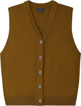 SOEUR Gilet Sans Manches Chiara Laine M&eacute;rinos Soeur