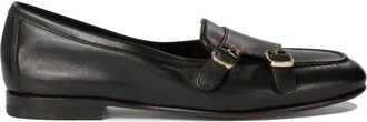 Santoni Carlos Loafers - Gr. 39,5 (EU) - in Schwarz