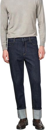 Mason's Pantalon Harris 5 poches en denim techno stretch - Homme - Jeans - Bleu - Taille: W39