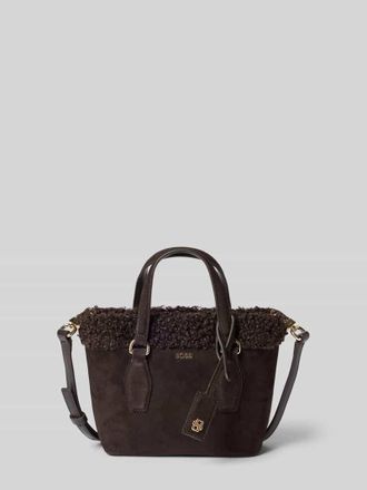 HUGO BOSS Umh&auml;ngetasche mit Teddyfell Modell Sandy Mini Tote