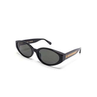 Linda Farrow Femme, Accessoires, Noir, Taille: 59 MM Lfl1540 C1Sun Lunettes de soleil